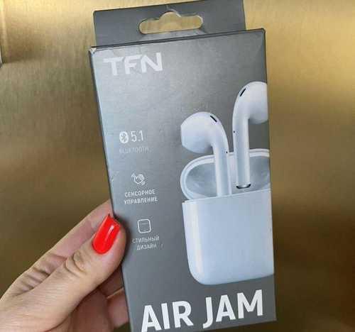 Беспроводные наушники новые air jam