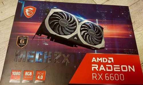 Видеокарта AMD radeon rx 6600