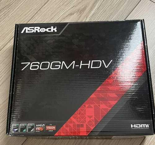 Материнская плата ASRock 760GM-HDV AM3 /AM3