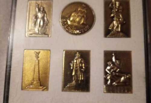 Набор сувенирных значков владивосток СССР
