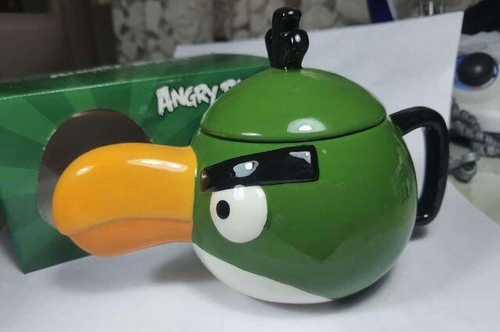 3D Кружка, сахарница Angry Birds