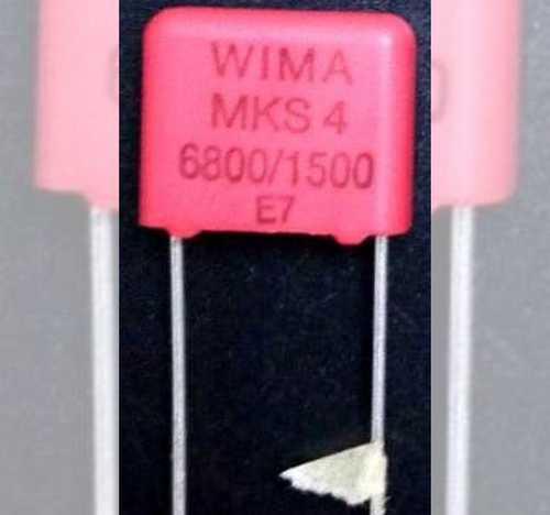 Конденсаторы wima MKS 4 6800 1500 E7