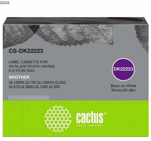 CS-DK22223, Картридж cactus CS-DK22223 для ленточных