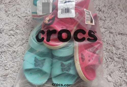 Босоножки Crocs C9 - C10 на девочку пакетом