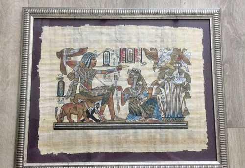 Египетский папирус в дорогом багете
