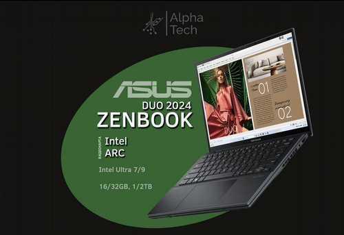 Asus ZenBook 14 DUO 2024 Ultra 7/9 ARC 16/32GB