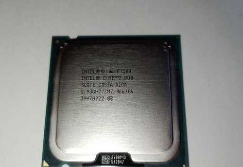 Процессор Intel Core 2 Duo E7500