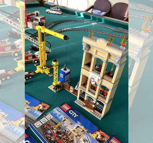 Lego city Пожарная станция 60216