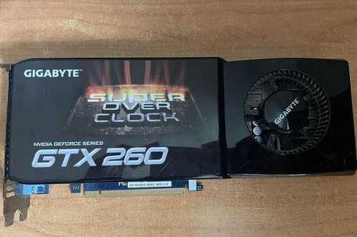 Видеокарта gigabyte GTX 260 896MB DDR3