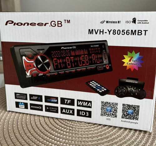 Магнитола Pioneer MVH-Y8056MBT с bluetooth