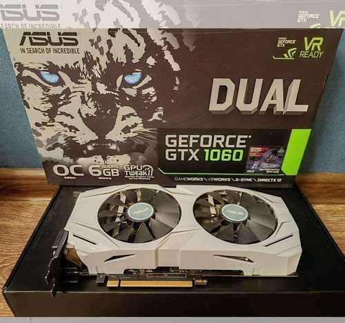 Видеокарта asus geforce gtx 1060 6gb