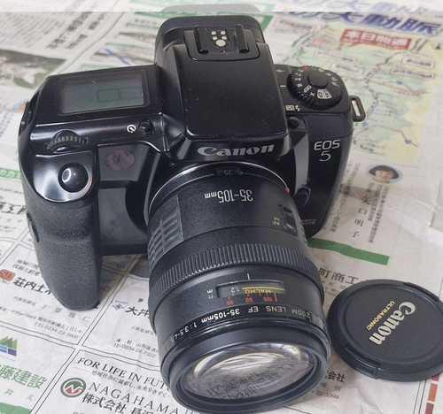 Фотоаппарат canon EOS 5 с объективом