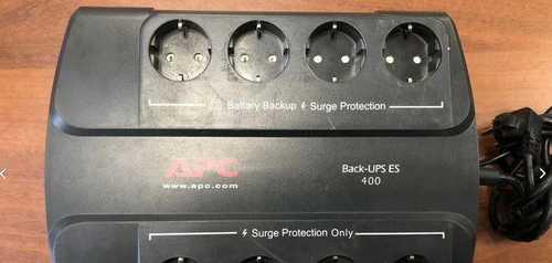 Ибп APC Back-UPS BE400-RS, 400вa