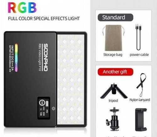 Фото видео свет Soonpho RGB Video Light P10