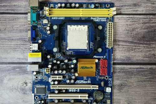 Материнская плата Asrock N68-S AM3 / AM 2