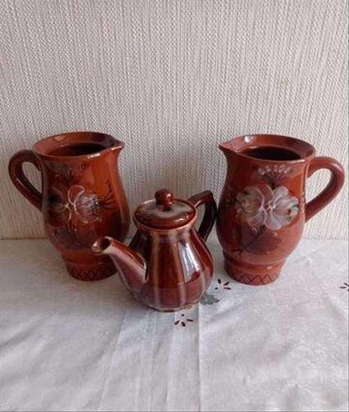 Кувшин и чайник керамика СССР