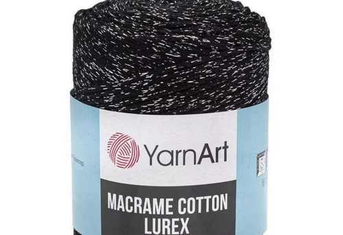 Пряжа yarnart Macrame cotton Lurex 205м 250гр(4шт)