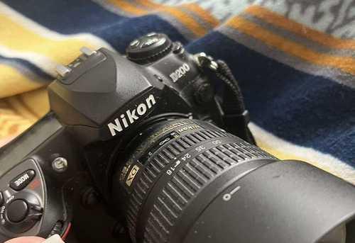 Зеркальный фотоаппарат nikon D200