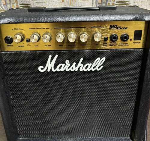 Гитарный комбоусилитель marshall MG 15cdr