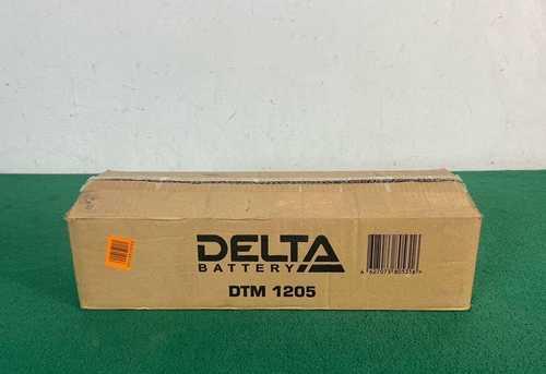 Новые аккумуляторные батареи Delta DTM 1205-2 шт