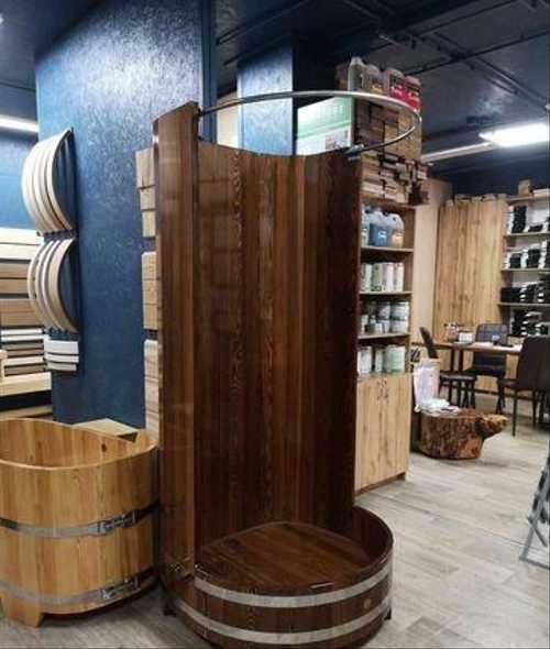 Душевая из Лиственницы BentWood