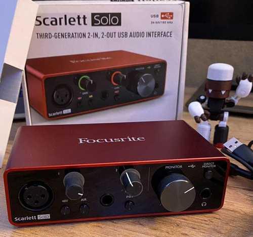 Звуковая карта focusrite scarlett solo 3rd gen