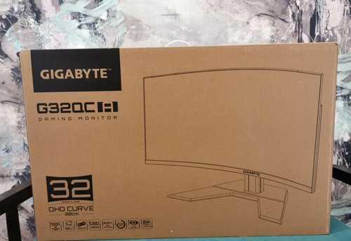 Монитор изогнутый 31,5'' gigabyte G32QC A Новый