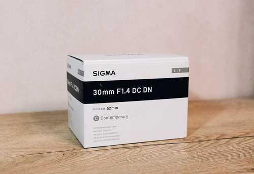 Sigma 30mm f1.4 DC DN Sony E