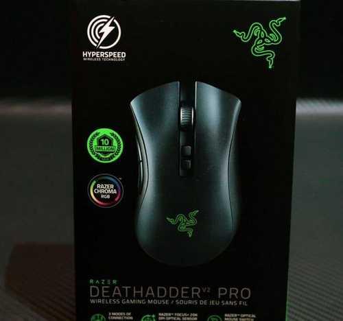 Игровая беспроводная мышь Razer Deathadder v2 pro