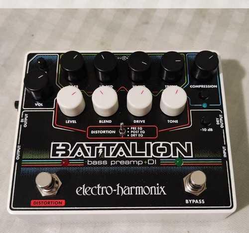 Басовый предусилитель Electro-Harmonix Battalion