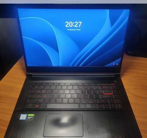 Ноутбук MSI GF63 thin