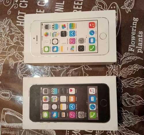 2шт коробки из под айфона 5s iPhone 5s