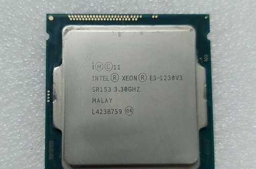 Intel Xeon E3-1230v3 (аналог i7) LGA1150