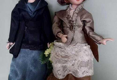 Кукла фарфоровая "Дамы эпохи" № 1 и № 3