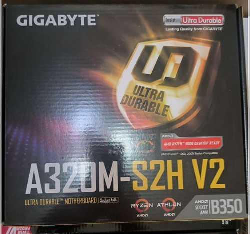 Материнская плата gigabyte a320m s2h v2