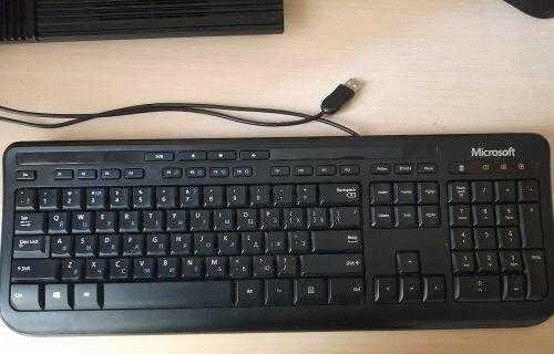 Мембранная клавиатура Microsoft Wired Keyboard 600