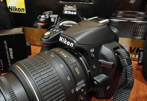 Nikon D3100 + 2 объектива 18-55VR, 55-200VR