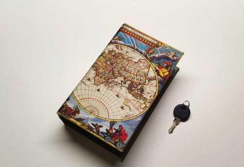 Сейф-книга "Карта путешественника"