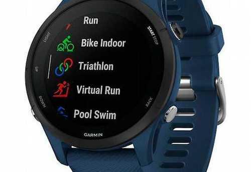 Умные часы Garmin Forerunner 255, синий 010-02641