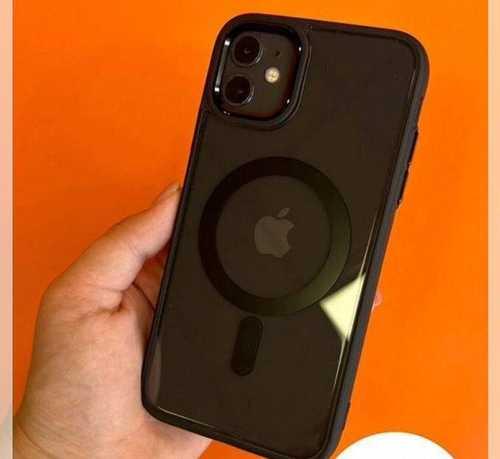 Чехол Clear Case MagSafe для iPhone, пластик