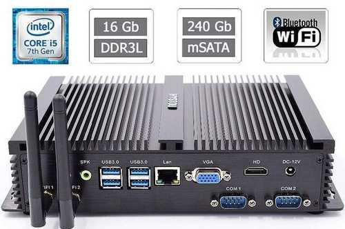 Mini PC i5-7200U RAM 16Gb SSD 240Gb Wi-Fi 2.4GHz