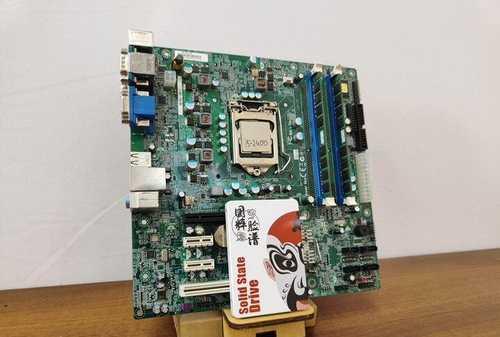Материнская плата 1155+i5-2400+DDR3-8Gb+SSD 128Gb