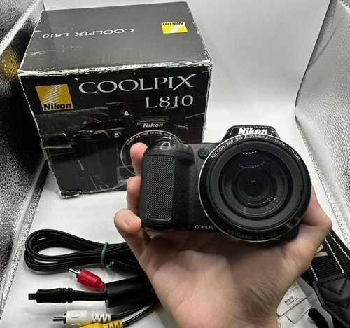 Фотоаппарат Nikon Coolpix L810 Black