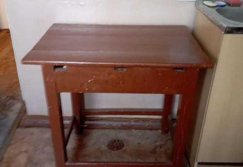 Кухонный стол деревянный самодельный б/у