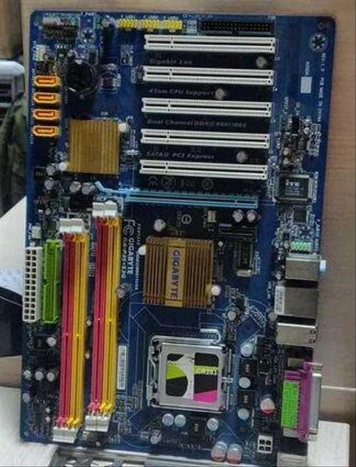 Мат. плата Gigabyte GA-P35-S3G/LGA775/P35/DDR2/ATX