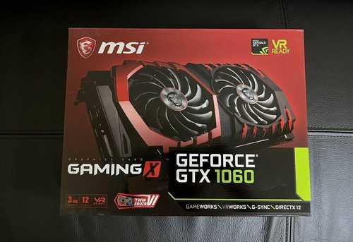 Видеокарта PCI-E MSI GeForce GTX 1060 3GB