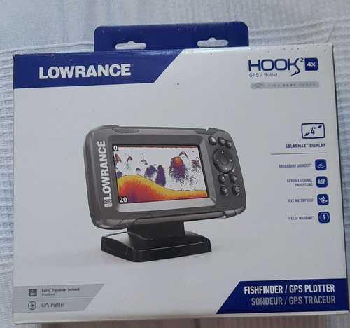 Эхолот lowrance hook2 4x bullet gps