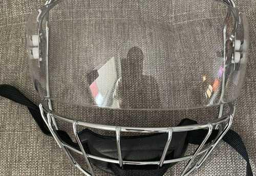 Хоккейная маска сетка с визором комбо маска
