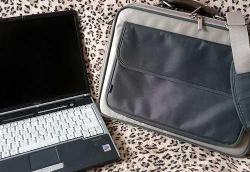 Ноутбук Fujitsu Siemens Lifebook с сумкой