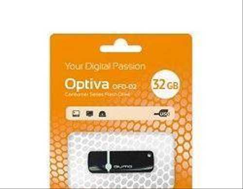 USB 2.0 qumo 32GB Optiva 02 Black qm32gud-OP2-blac